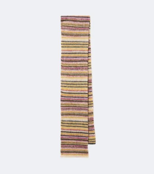 Isabel Marant Étoile Mouna Striped Mohair And Wool-blend Scarf - Multicoloured