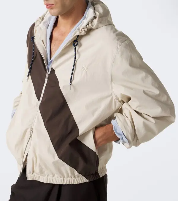 WALES BONNER Kalpa Hooded Cotton-blend Jacket - Multicoloured