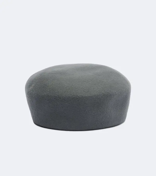 THE FRANKIE SHOP Noxley Wool Beret - Grey
