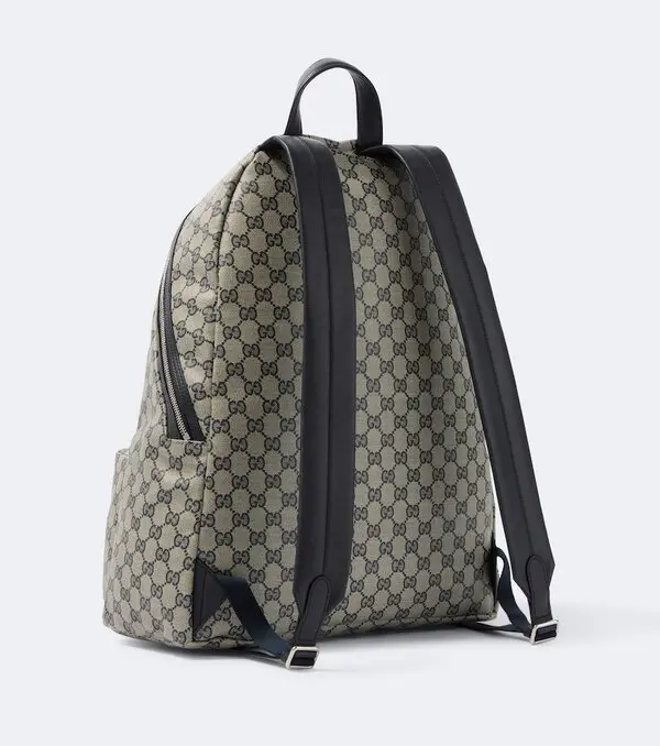 Gucci Essence Classic Medium Gg Canvas Backpack