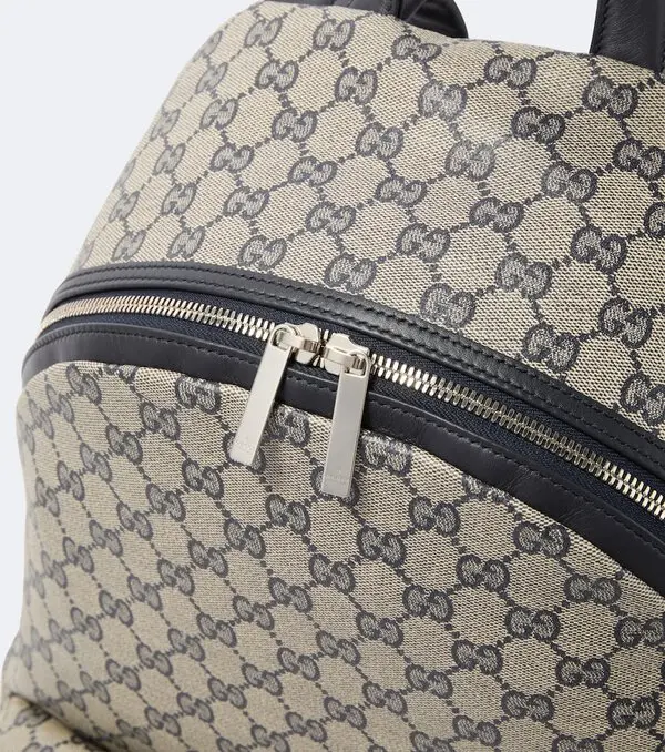 Gucci Essence Classic Medium Gg Canvas Backpack