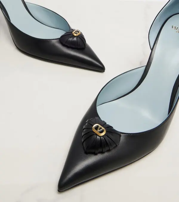Valentino Garavani Cour Royal Leather Pumps