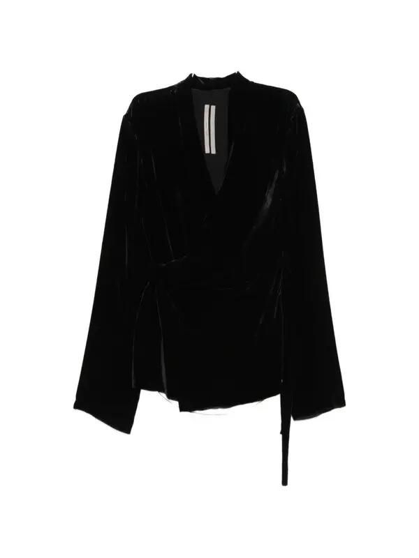 Rick Owens Velvet Cardigan