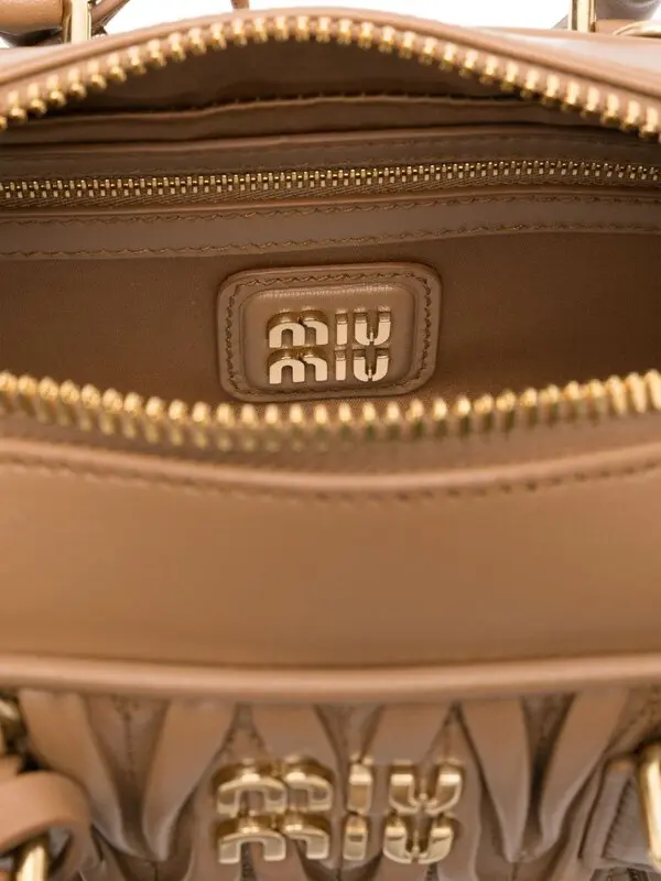 Miu Miu Arcadie Leather Handbag