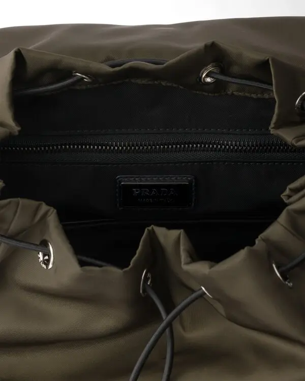Prada Explore Re-nylon And Leather Backpack