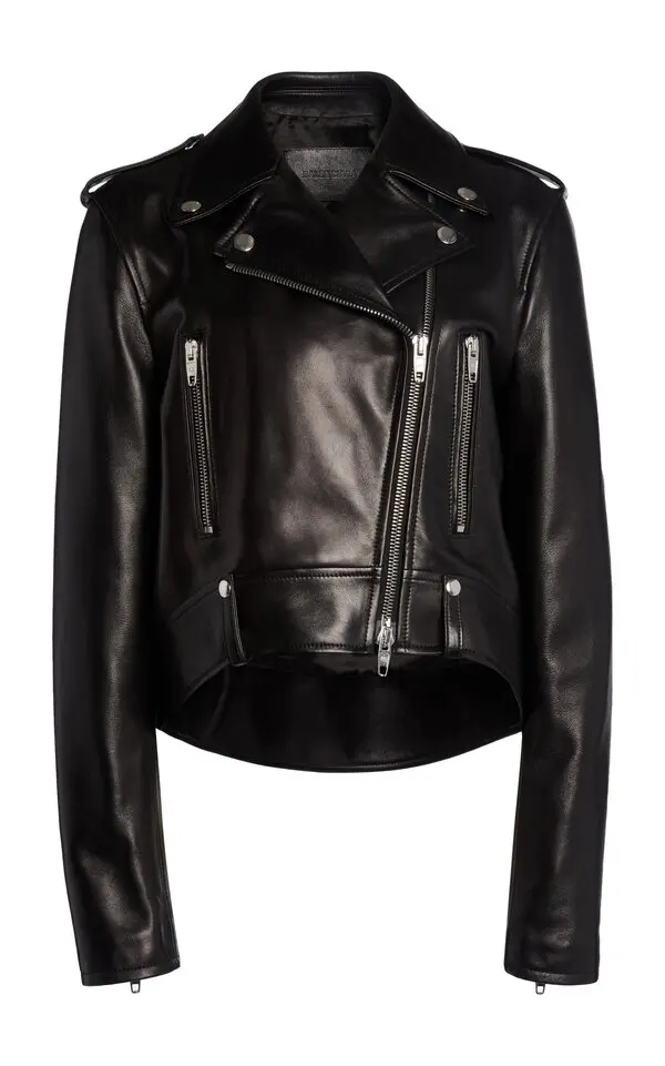 Balenciaga Leather Biker Jacket