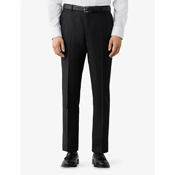 HACKETT Tailored Straight-leg Wool Trousers