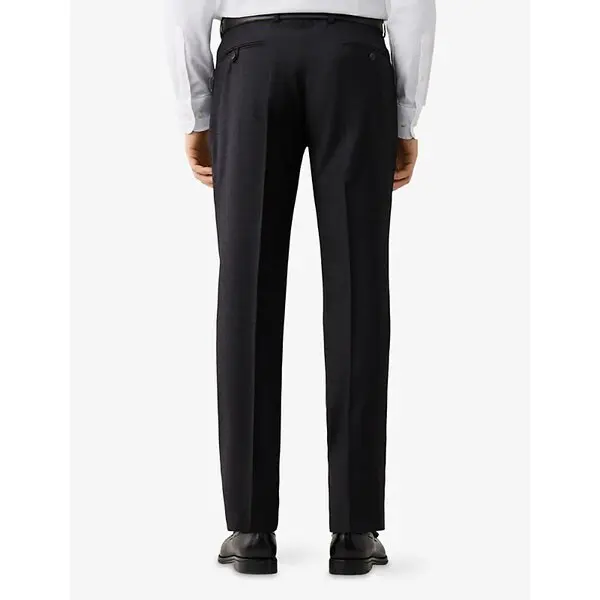 HACKETT Tailored Straight-leg Wool Trousers
