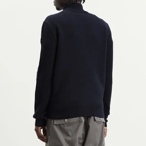 Moncler Wool Cashmere Zip-up Cardigan
