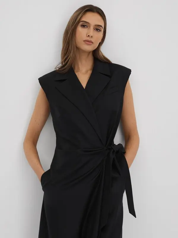 Anna Quan Wrap Front Maxi Dress