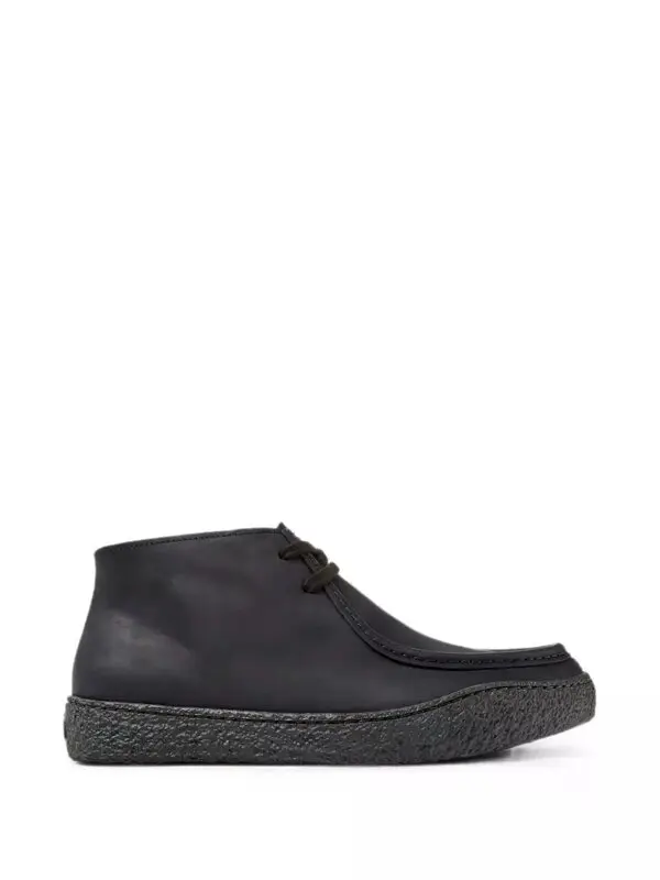 Camper Peu Terreno Nubuck Leather Ankle Boots - Black