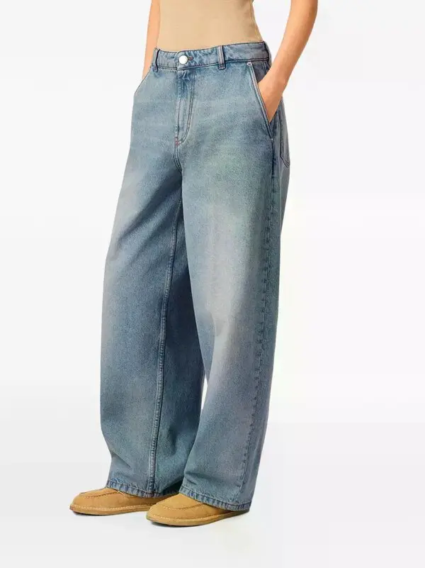 AMI Paris Balloon-fit Cotton Jeans