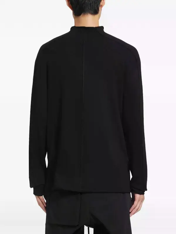 THOM KROM Exposed-seam High-neck Sweater