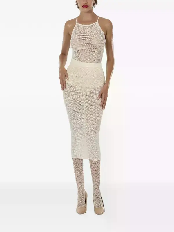 Wolford Daisy Net Bodysuit - Yellow