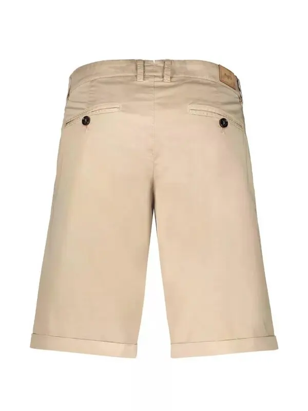 MOORER Alicudi-kel Pleated Turn-up Shorts