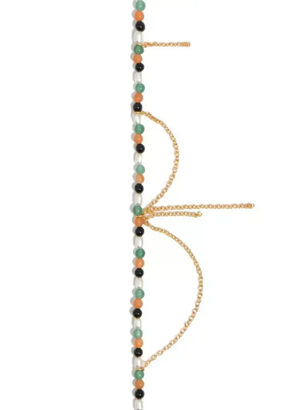 Bimba Y Lola Beaded Chain Necklace