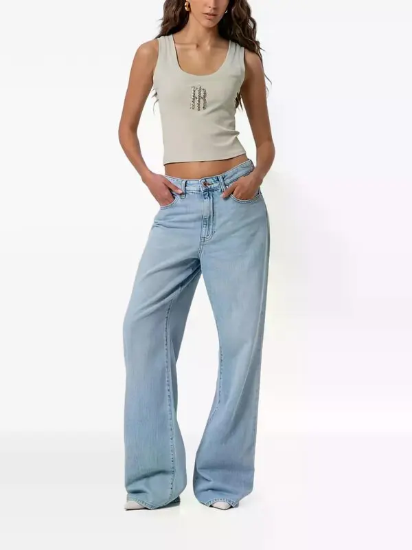 FRACOMINA Crystal-embellished Ribbed Top