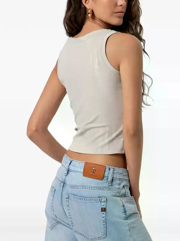 FRACOMINA Crystal-embellished Ribbed Top