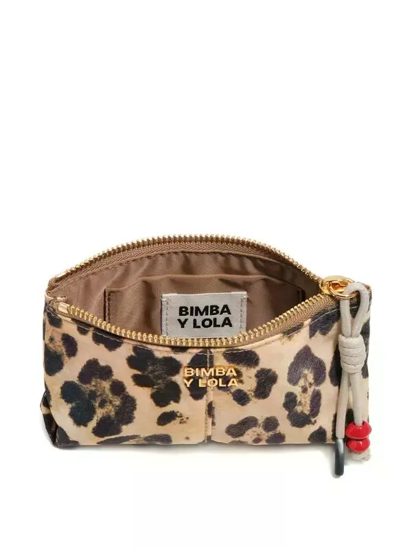 Bimba Y Lola Leopard-print Wallet
