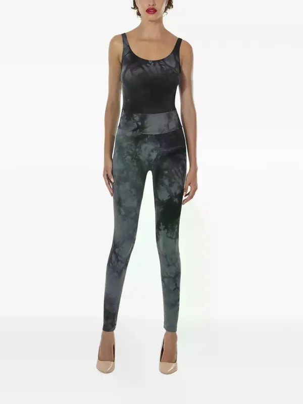 Wolford Fatal Tie-dye Bodysuit - Black