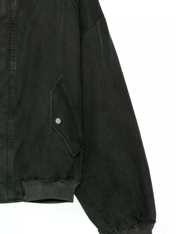 JUUN.J Long-sleeve Denim Jacket With Ribbed Hem And Cuffs