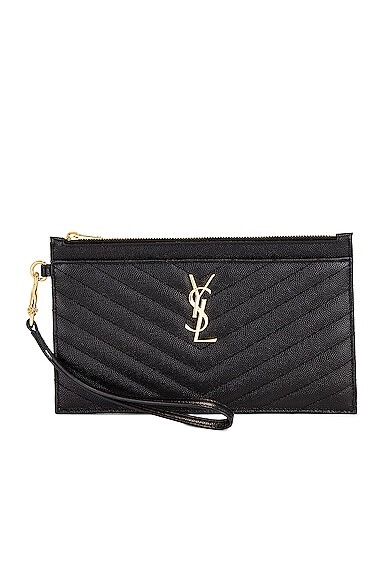 Saint Laurent Large Bill Pouch - Nero