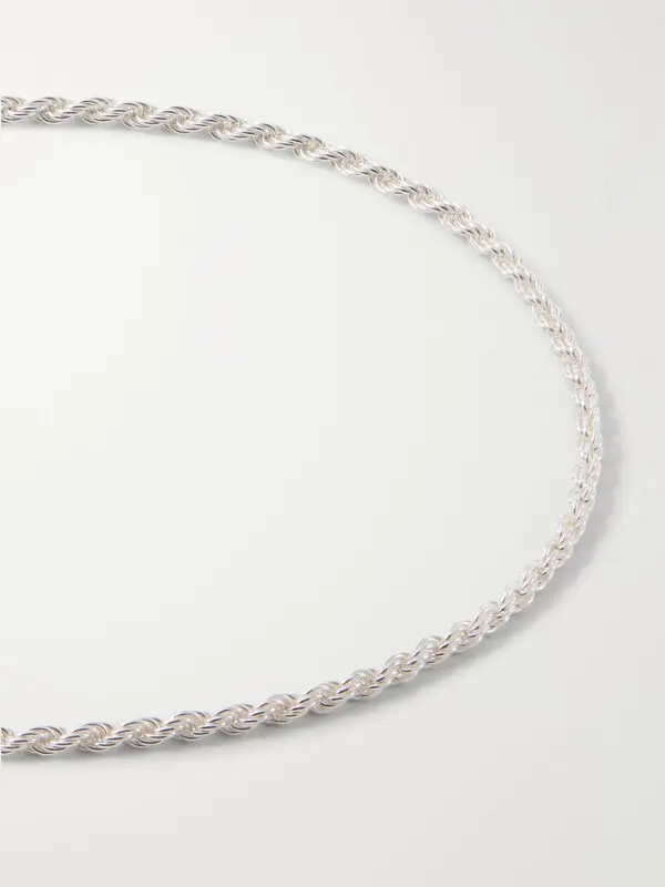 LOREN STEWART Twisted Sterling Anklet