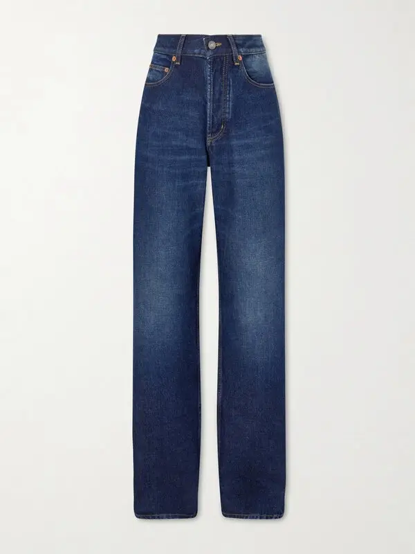 Saint Laurent High-rise Wide-leg Jeans