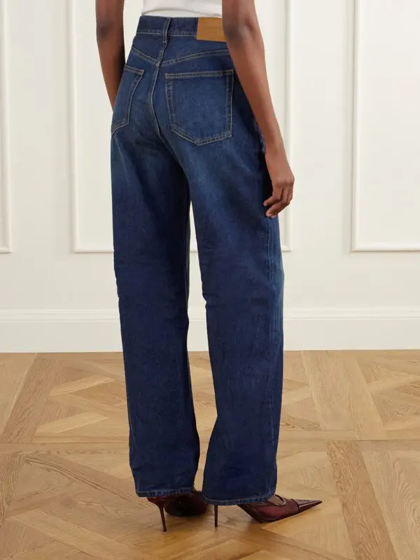 Saint Laurent High-rise Wide-leg Jeans