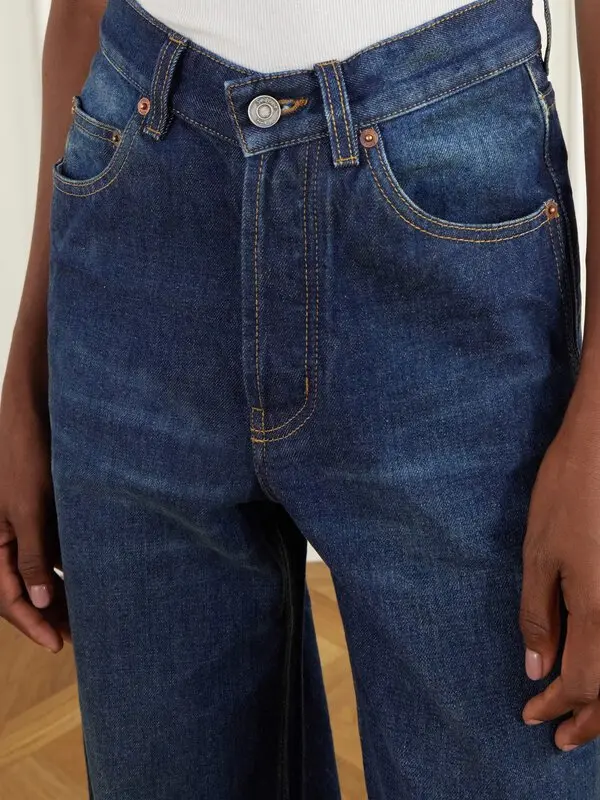 Saint Laurent High-rise Wide-leg Jeans
