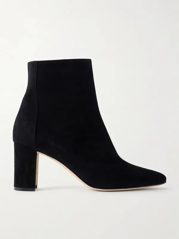 Manolo Blahnik Rosie 70 Suede Ankle Boots