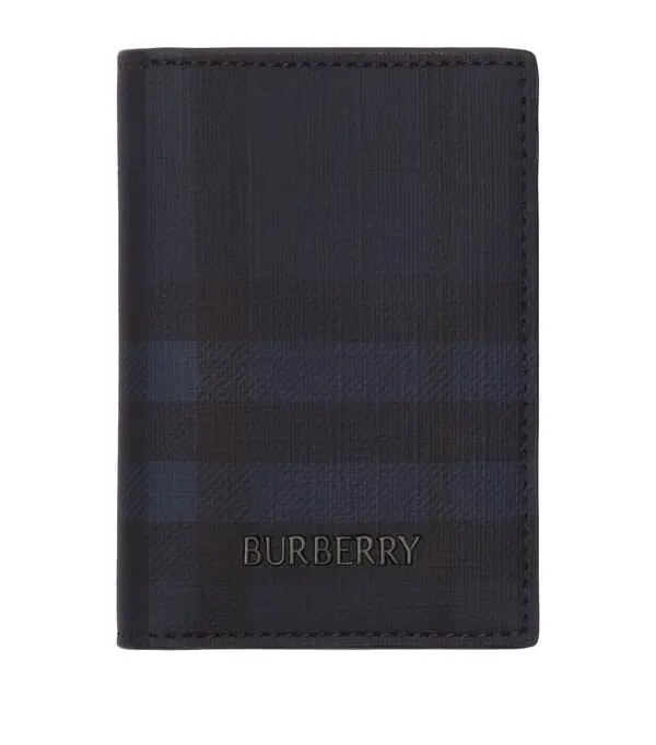 Burberry City Check Folding Card Holder