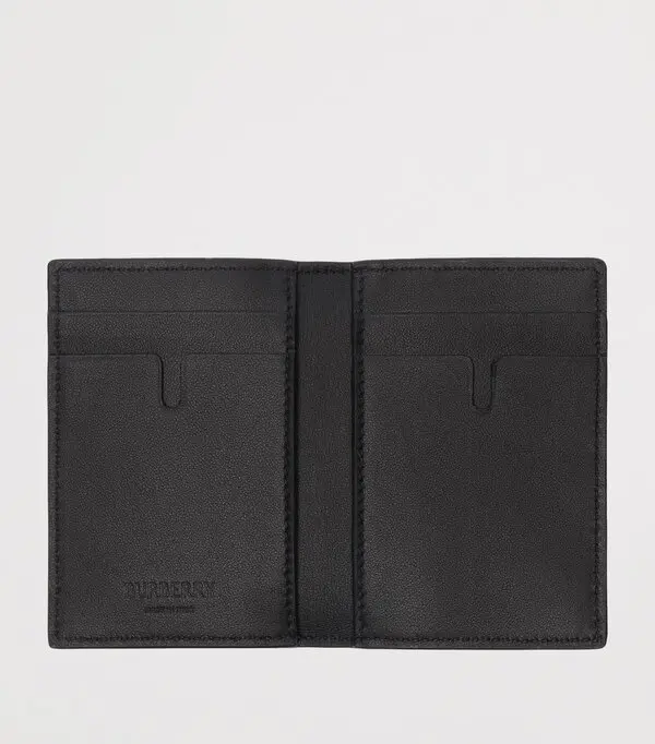 Burberry City Check Folding Card Holder