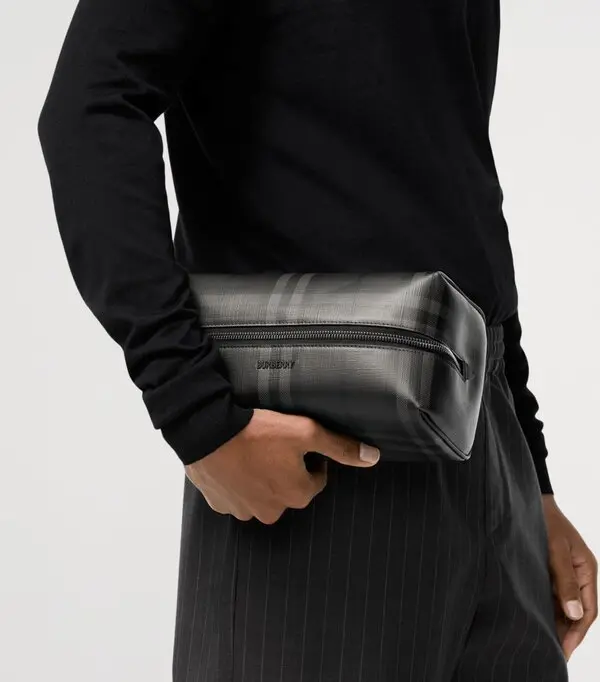 Burberry City Check Zip Pouch