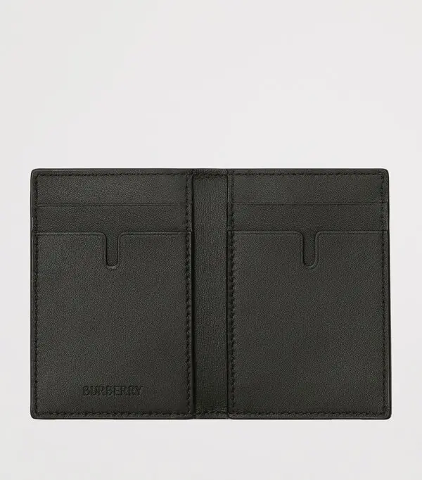 Burberry City Check Folding Card Holder