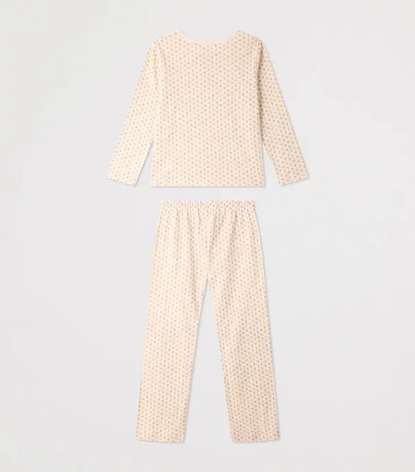 Bonpoint Cotton Cherry Print Pyjamas