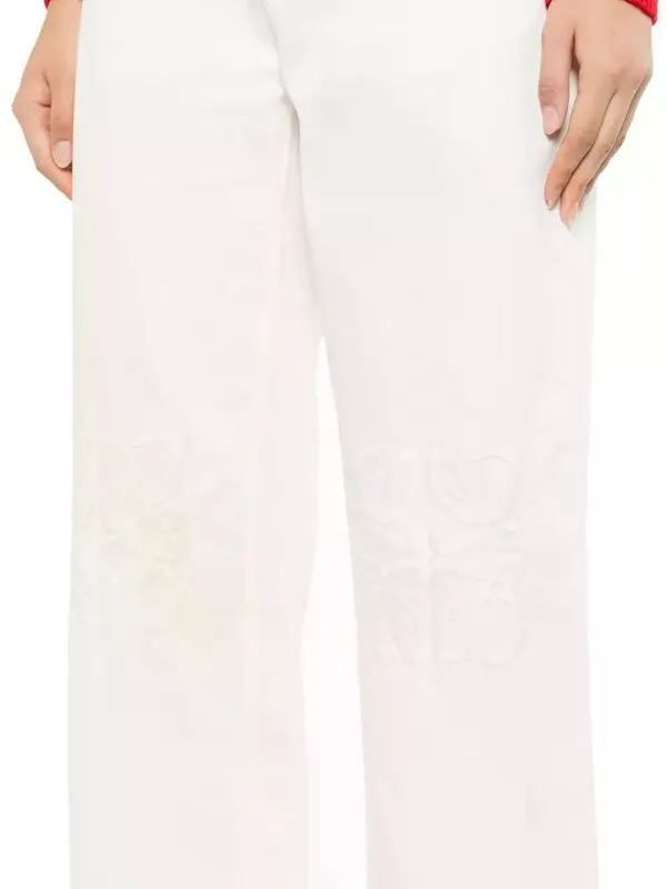Loewe Anagram Embroidered Straight Leg Jeans
