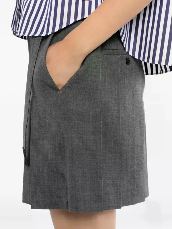 Sacai Pleated Suiting Shorts