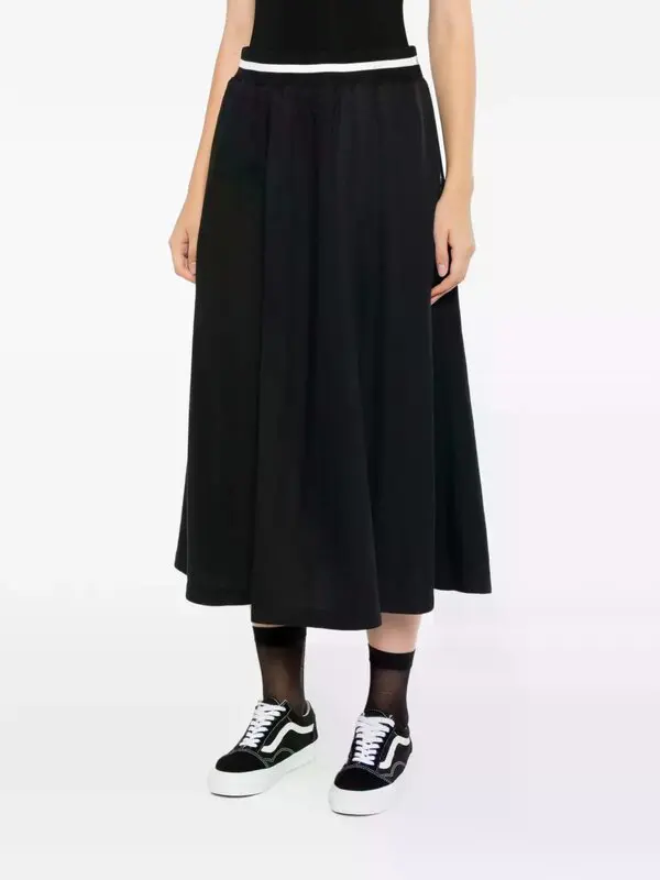 AGNES B. Elasticated Waistband Skirt