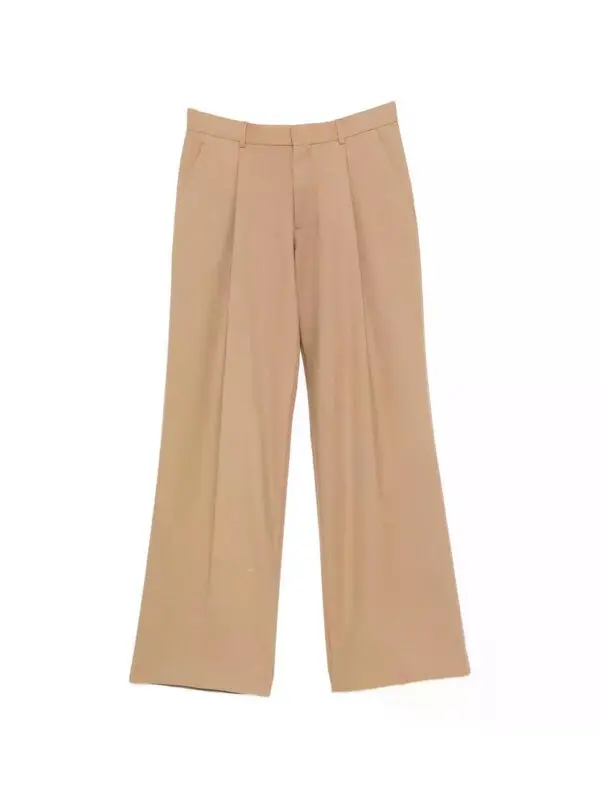 Sandro Pleated Wide-leg Trousers