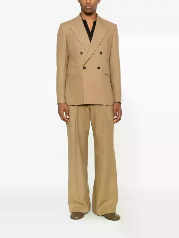 Sandro Pleated Wide-leg Trousers