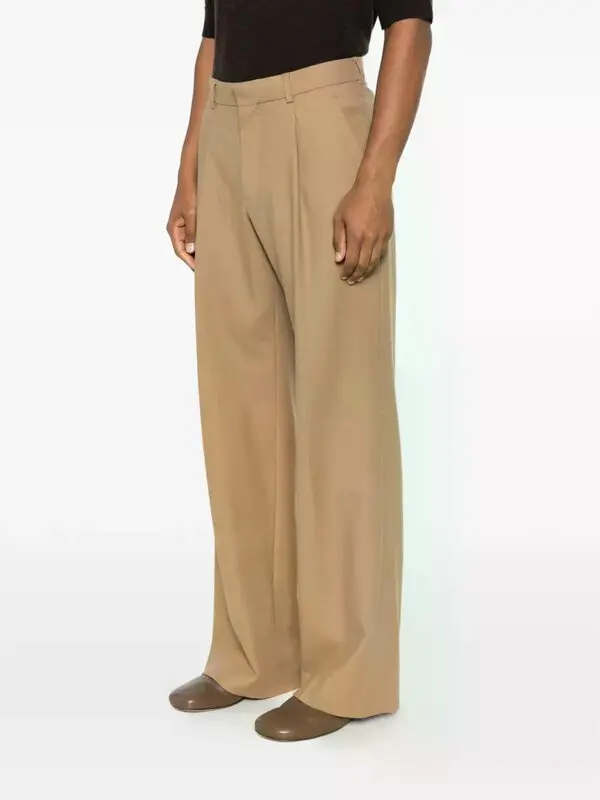 Sandro Pleated Wide-leg Trousers