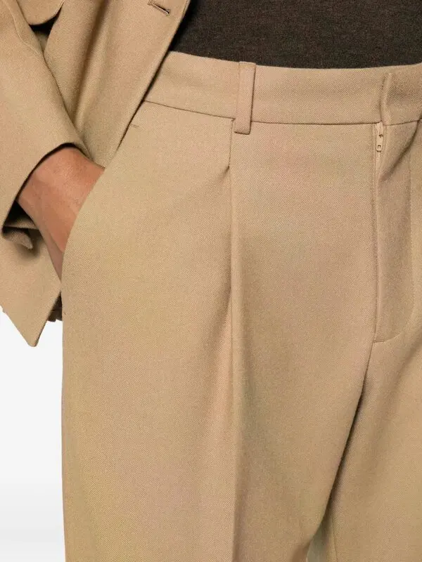 Sandro Pleated Wide-leg Trousers