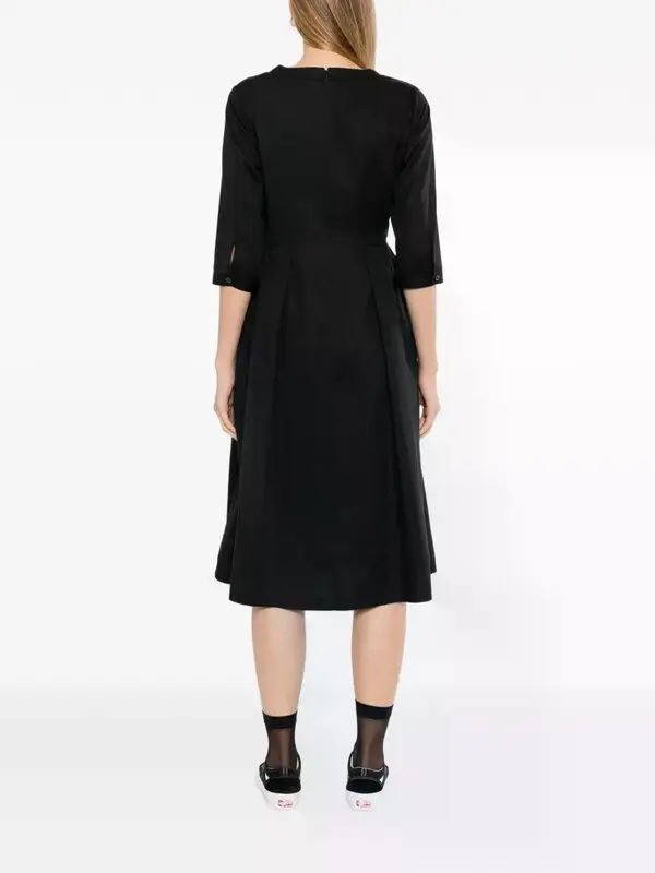 AGNES B. Logo Patch Midi Dress