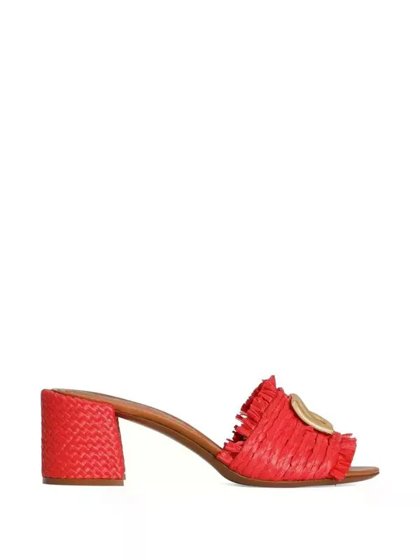 Dolce & Gabbana Raffia Mules