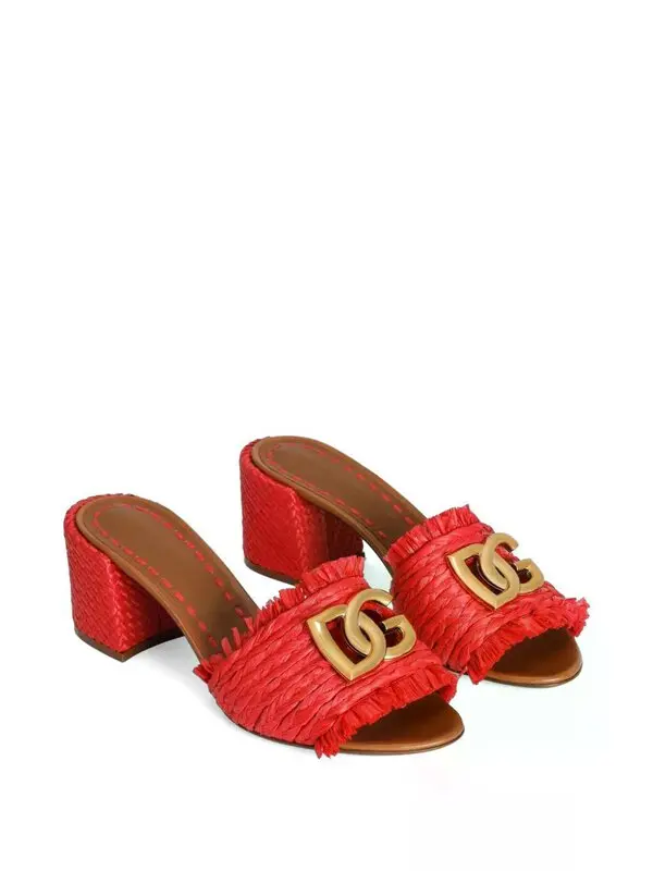 Dolce & Gabbana Raffia Mules