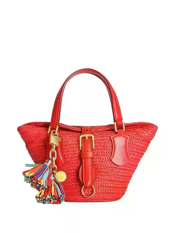 Dolce & Gabbana Raffia Caffa Capri Bag