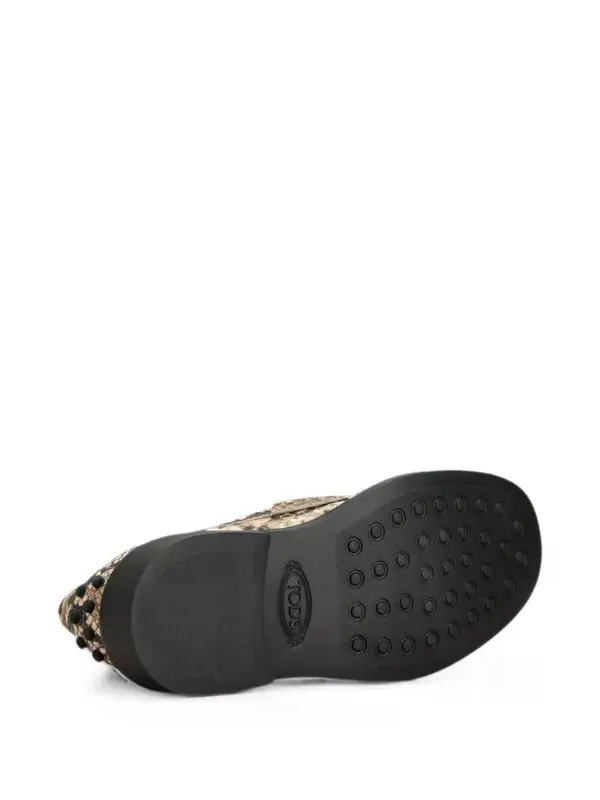 TOD'S Snakeskin-effect Loafers
