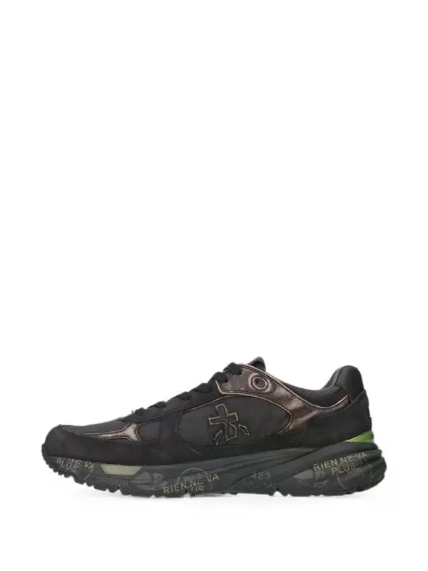 Premiata Panelled Logo Patch Sneakers