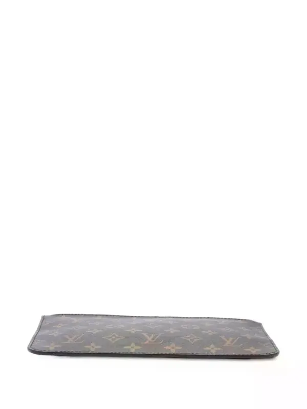 LOUIS VUITTON 1990-2020 Monogram Neverfull Mm Pouch Clutch Bag
